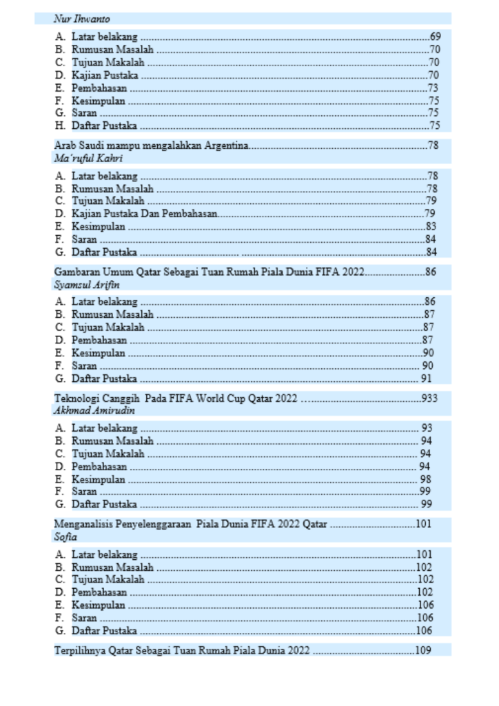 Football Values FIFA World Cup Qatar 2022 – Media Publikasi KITA