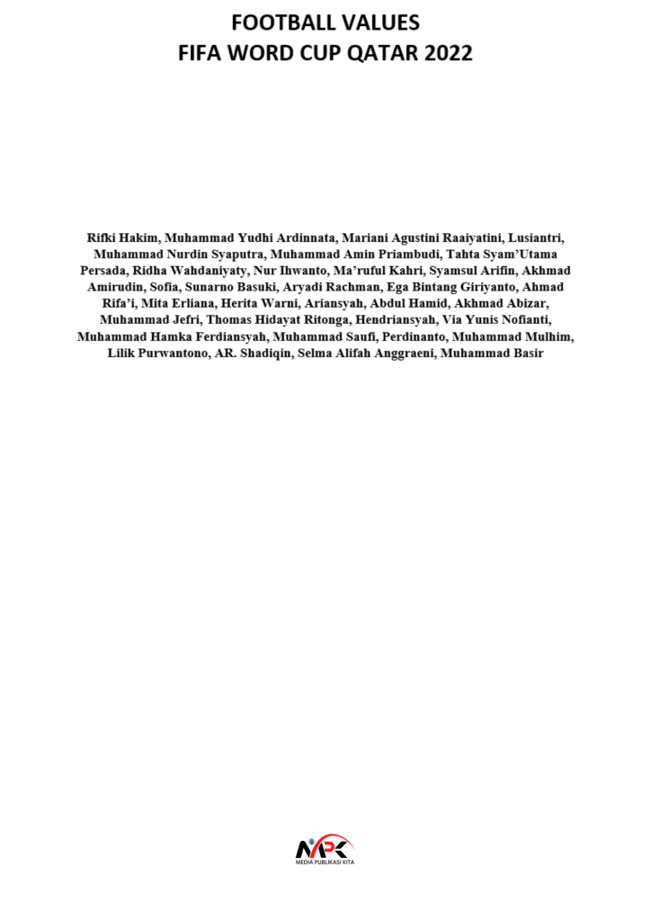 Football Values FIFA World Cup Qatar 2022 – Media Publikasi KITA